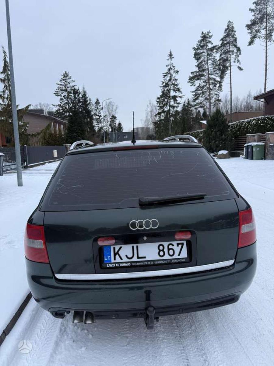 Green Audi A6 2003 in Vilnius, with an engine capacity of 1.90 L and mileage of 358 thousand km for 1650 €, photo 7 on AUTOMOTO.COM.LV