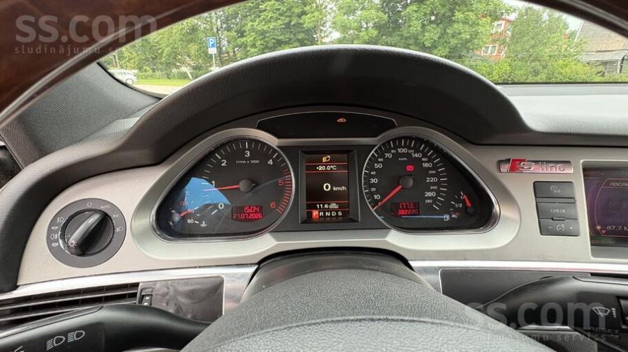 Zaļš Audi A6 2006 Daugavpils, ar dzinēja tilpumu 3.00 L un nobraukumu 382 tūkst. km par 4550 €, foto 9 vietnē AUTOMOTO.COM.LV