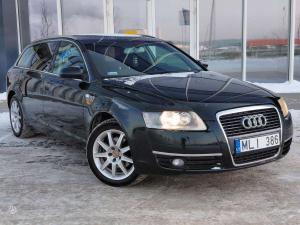 Zaļš Audi A6 2007 Viļņa, ar dzinēja tilpumu 1.97 L un nobraukumu 261 tūkst. km par 3000 €, foto  vietnē AUTOMOTO.COM.LV