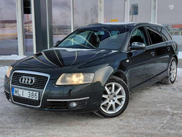 Green Audi A6 2007 in Vilnius, with an engine capacity of 1.97 L and mileage of 261 thousand km for 3000 €, photo 3 on AUTOMOTO.COM.LV