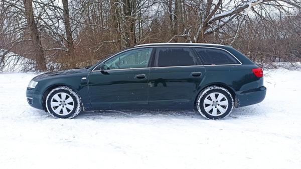 Green Audi A6 2007 in Vilnius, with an engine capacity of 2.00 L and mileage of 325 thousand km for 4100 €, photo 6 on AUTOMOTO.COM.LV