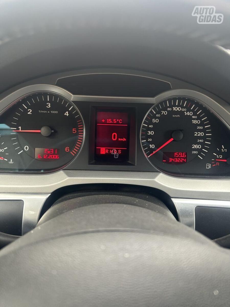 Green Audi A6 2007 in Siauliai, with an engine capacity of 2.00 L and mileage of 343 thousand km for 2900 €, photo 18 on AUTOMOTO.COM.LV
