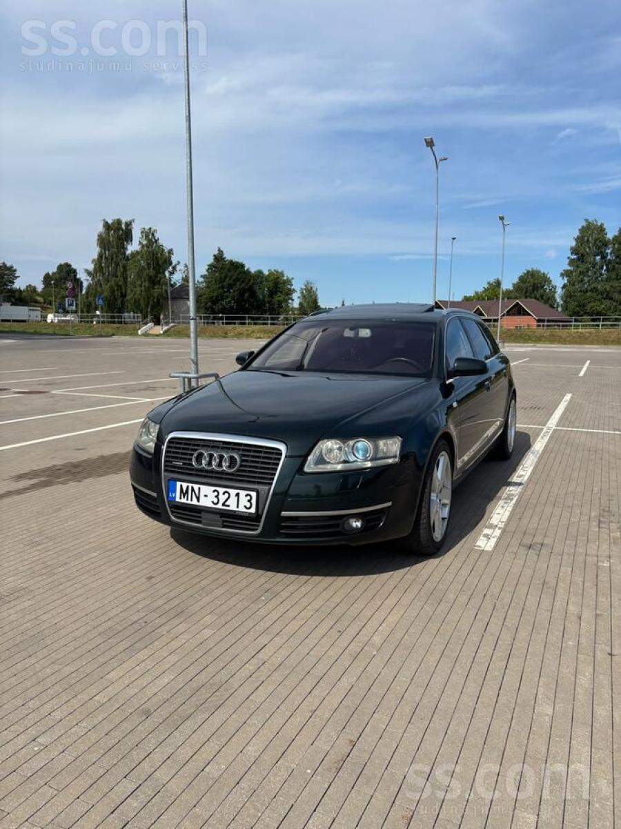 Green Audi A6 2007 in Rezekne, with an engine capacity of 3.00 L and mileage of 293 thousand km for 3995 €, photo 1 on AUTOMOTO.COM.LV