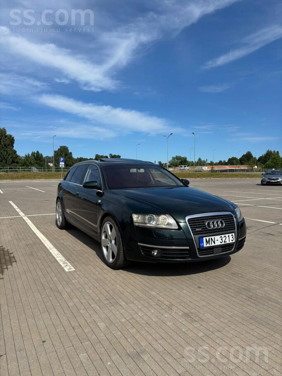 Green Audi A6 2007 in Rezekne, with an engine capacity of 3.00 L and mileage of 293 thousand km for 3995 €, photo 3 on AUTOMOTO.COM.LV