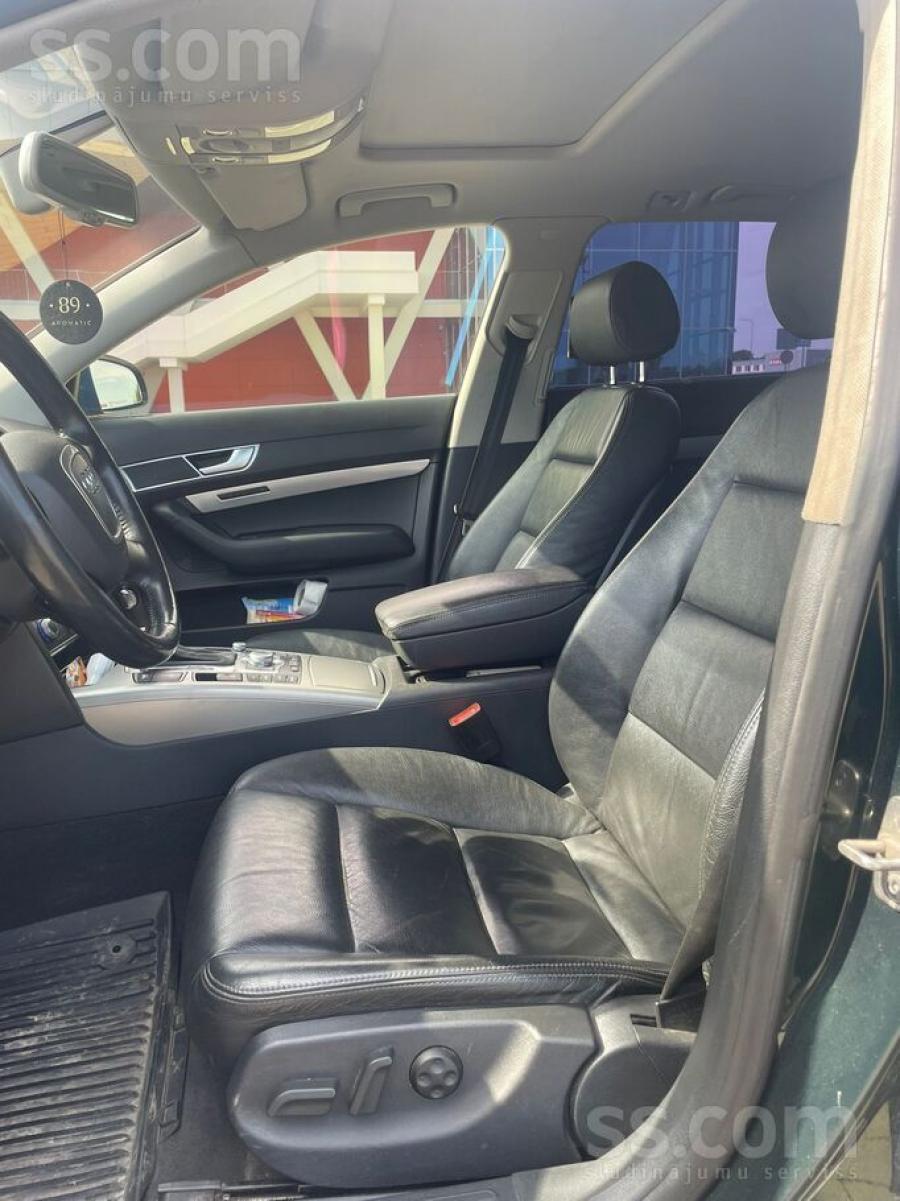 Green Audi A6 2007 in Rezekne, with an engine capacity of 3.00 L and mileage of 293 thousand km for 3995 €, photo 8 on AUTOMOTO.COM.LV