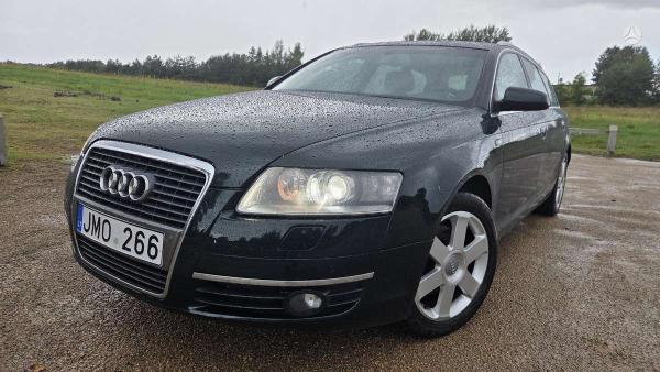 Green Audi A6 2007 in Utena, with an engine capacity of 1.97 L and mileage of 316 thousand km for 2550 €, photo 1 on AUTOMOTO.COM.LV