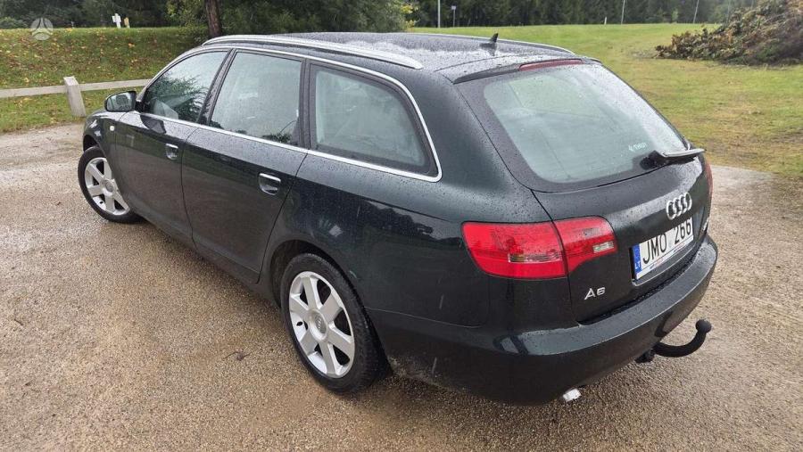 Green Audi A6 2007 in Utena, with an engine capacity of 1.97 L and mileage of 316 thousand km for 2550 €, photo 7 on AUTOMOTO.COM.LV