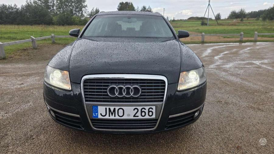 Green Audi A6 2007 in Utena, with an engine capacity of 1.97 L and mileage of 316 thousand km for 2550 €, photo 10 on AUTOMOTO.COM.LV