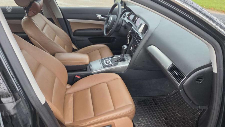 Green Audi A6 2007 in Utena, with an engine capacity of 1.97 L and mileage of 316 thousand km for 2550 €, photo 16 on AUTOMOTO.COM.LV