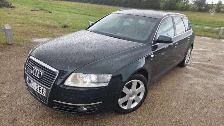Green Audi A6 2007 in Utena, with an engine capacity of 1.97 L and mileage of 316 thousand km for 2550 €, photo 17 on AUTOMOTO.COM.LV