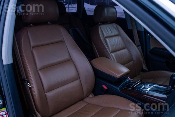 Green Audi A6 2008 in Jelgava, with an engine capacity of 3.00 L and mileage of 369 thousand km for 4490 €, photo 8 on AUTOMOTO.COM.LV