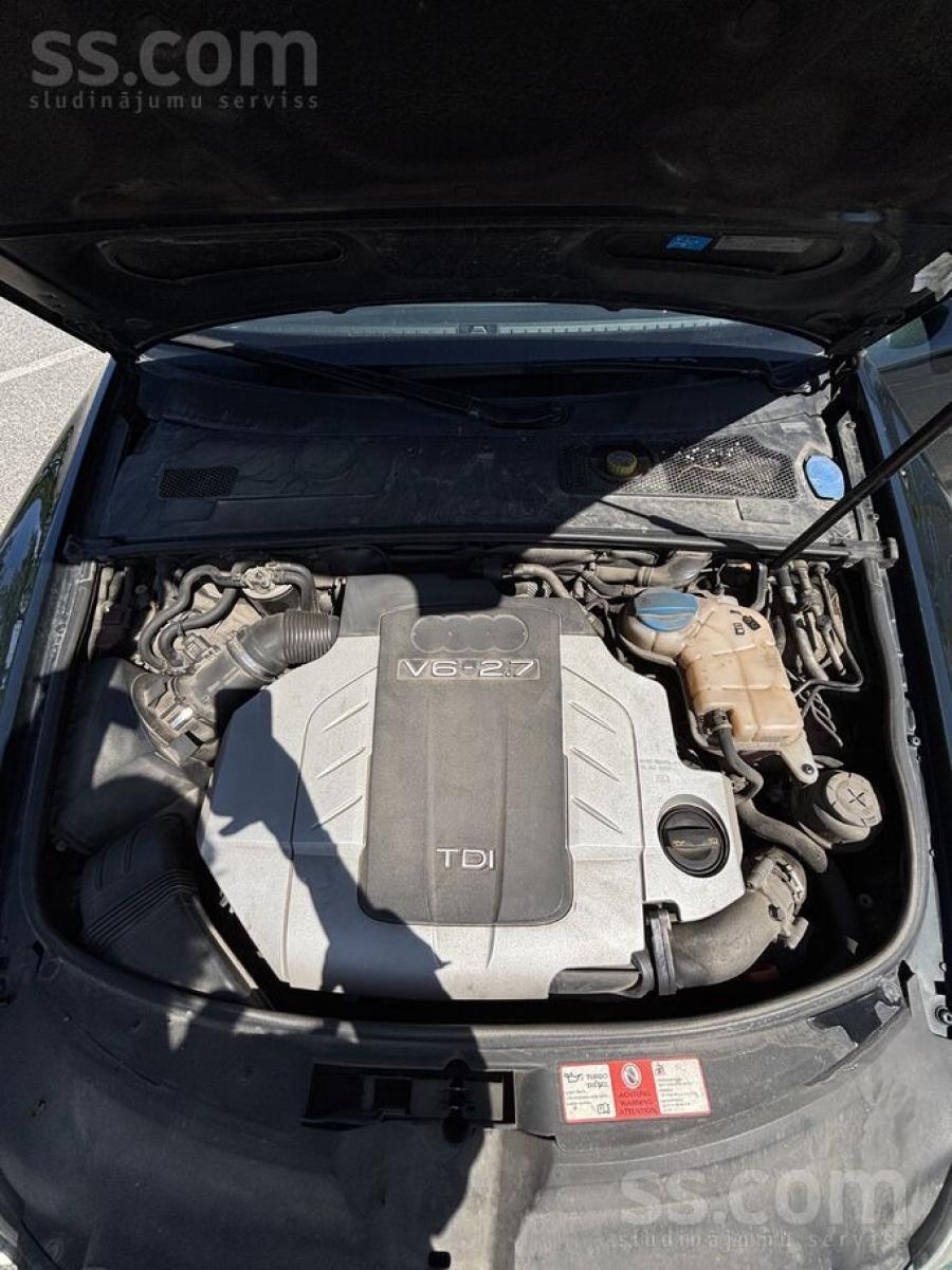 Green Audi A6 2008 in Riga, with an engine capacity of 2.70 L and mileage of 380 thousand km for 4600 €, photo 9 on AUTOMOTO.COM.LV