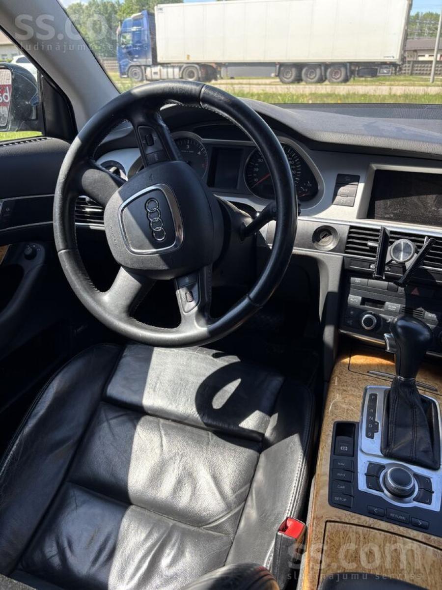Green Audi A6 2008 in Riga, with an engine capacity of 2.70 L and mileage of 380 thousand km for 4600 €, photo 13 on AUTOMOTO.COM.LV
