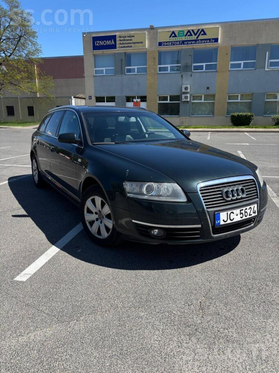 Green Audi A6 2008 in Riga, with an engine capacity of 2.70 L and mileage of 380 thousand km for 3800 €, photo 1 on AUTOMOTO.COM.LV