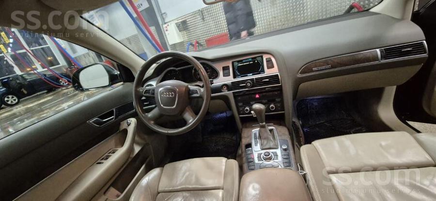 Green Audi A6 2010 in Riga, with an engine capacity of 2.70 L and mileage of 359 thousand km for 7100 €, photo 6 on AUTOMOTO.COM.LV