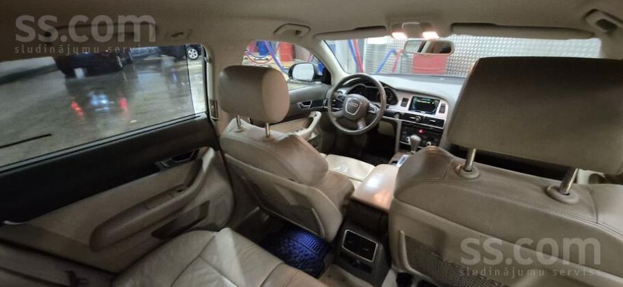 Green Audi A6 2010 in Riga, with an engine capacity of 2.70 L and mileage of 359 thousand km for 7100 €, photo 7 on AUTOMOTO.COM.LV