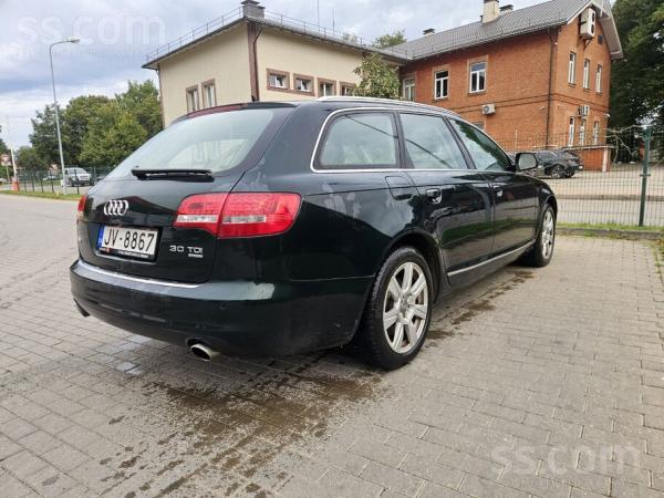 Green Audi A6 2010 in Valmiera, with an engine capacity of 3.00 L and mileage of 542 thousand km for 3990 €, photo 6 on AUTOMOTO.COM.LV