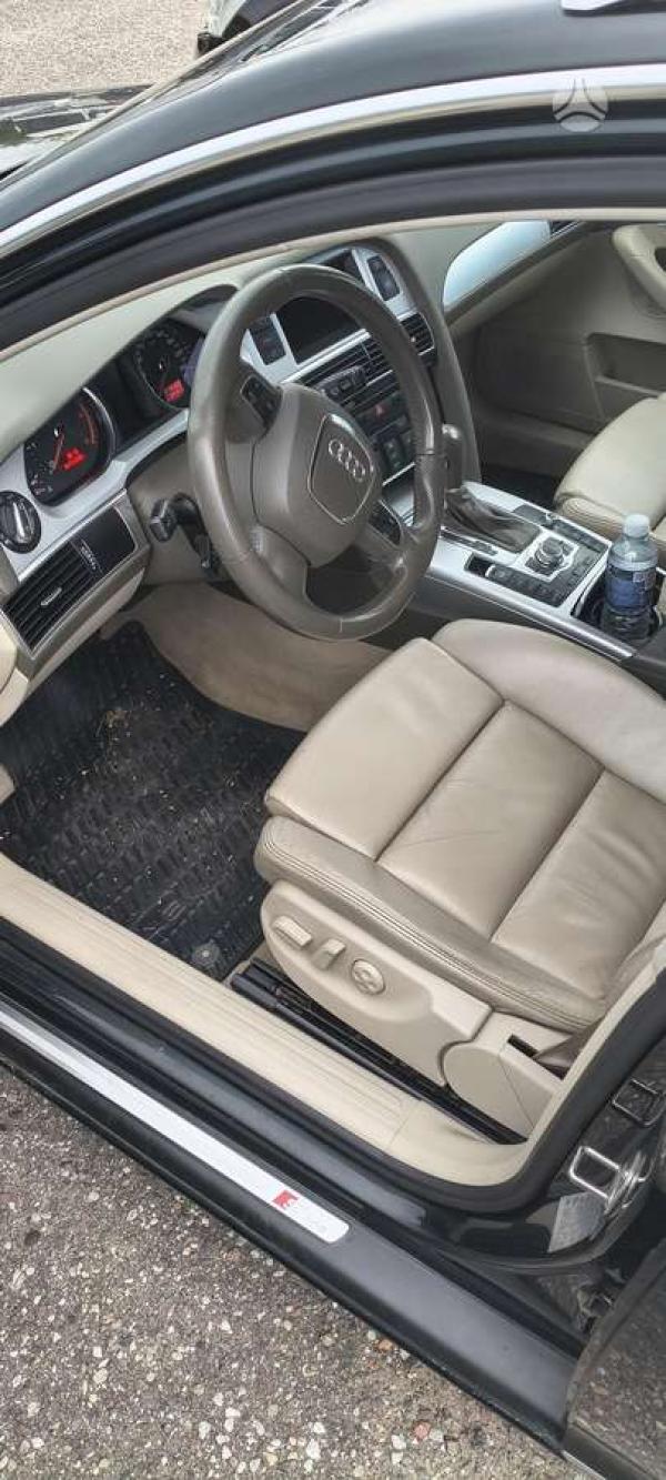 Green Audi A6 2011 in Alytus, with an engine capacity of 1.97 L and mileage of 244 thousand km for 5000 €, photo 3 on AUTOMOTO.COM.LV