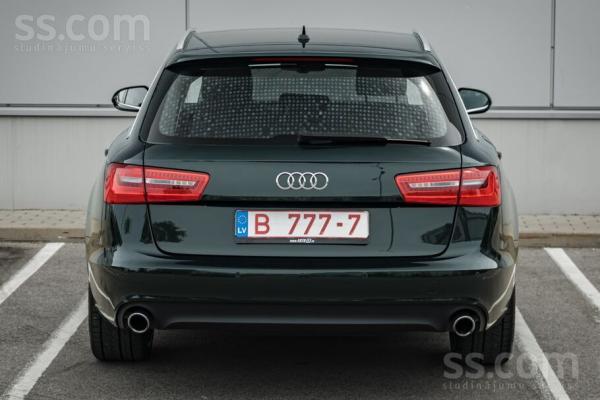 Green Audi A6 2014 in Riga, with an engine capacity of 3.00 L and mileage of 212 thousand km for 11500 €, photo 5 on AUTOMOTO.COM.LV