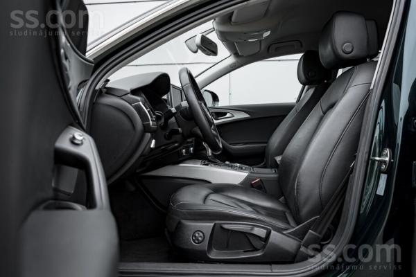 Green Audi A6 2014 in Riga, with an engine capacity of 3.00 L and mileage of 212 thousand km for 11500 €, photo 7 on AUTOMOTO.COM.LV