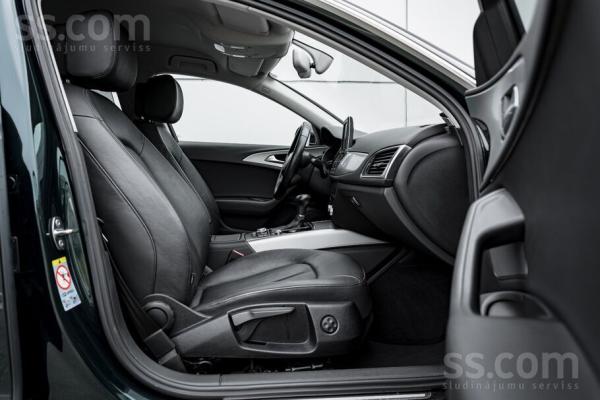 Green Audi A6 2014 in Riga, with an engine capacity of 3.00 L and mileage of 212 thousand km for 11500 €, photo 8 on AUTOMOTO.COM.LV