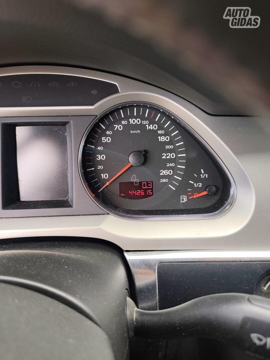 Grey Audi A6 2007 in Utena, with an engine capacity of 2.70 L and mileage of 443 thousand km for 1599 €, photo 18 on AUTOMOTO.COM.LV