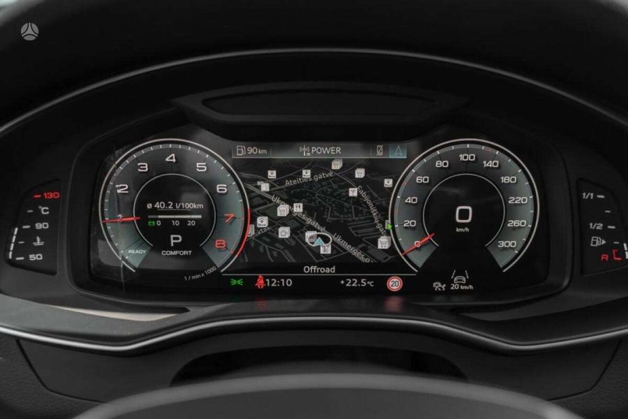 Pelēks Audi A6 2022 Viļņa, ar dzinēja tilpumu 2.00 L un nobraukumu 44 tūkst. km par 34050 €, foto 19 vietnē AUTOMOTO.COM.LV