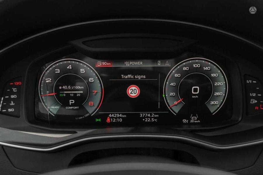 Pelēks Audi A6 2022 Viļņa, ar dzinēja tilpumu 2.00 L un nobraukumu 44 tūkst. km par 34050 €, foto 20 vietnē AUTOMOTO.COM.LV