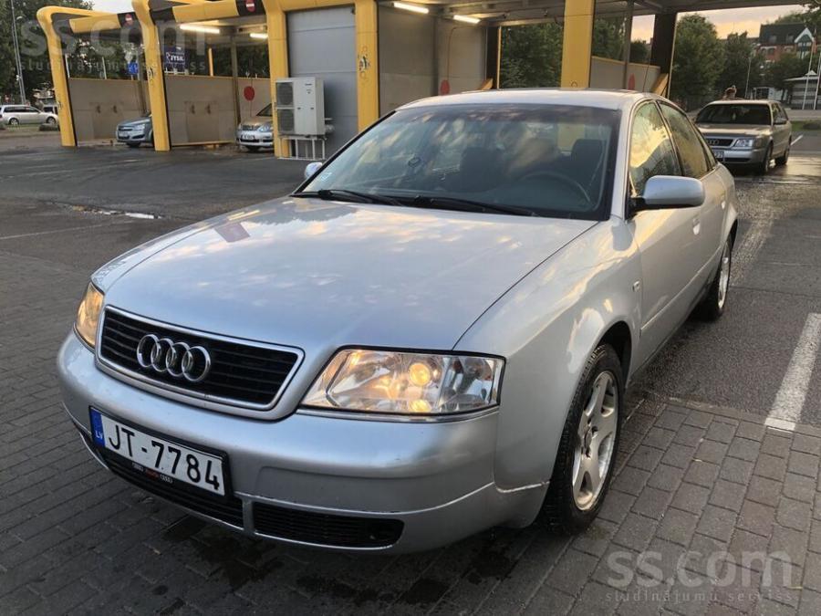 Pelēks Audi A6 1998 Liepāja, ar dzinēja tilpumu 1.90 L un nobraukumu 316 tūkst. km par 1850 €, foto 1 vietnē AUTOMOTO.COM.LV
