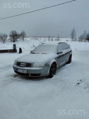 Grey Audi A6 2003 in Rezekne, with an engine capacity of 1.90 L and mileage of 366 thousand km for 800 €, photo  on AUTOMOTO.COM.LV