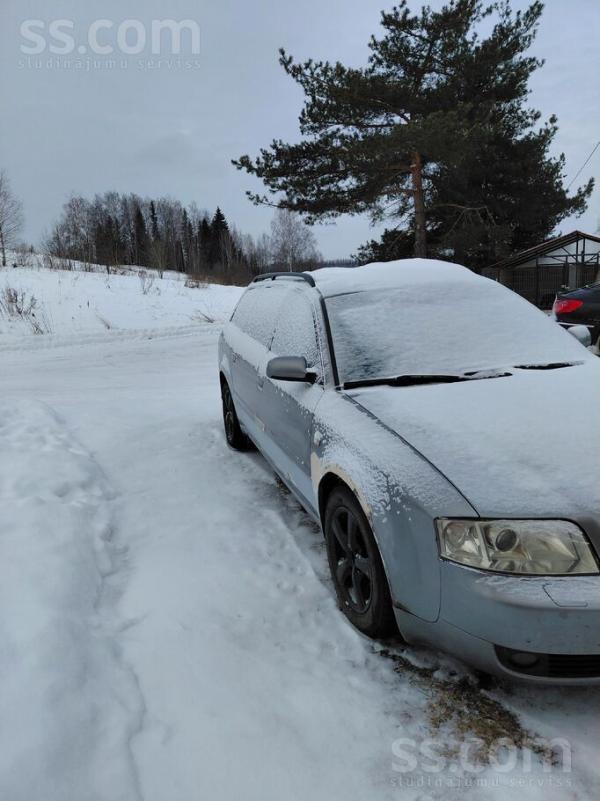 Grey Audi A6 2003 in Rezekne, with an engine capacity of 1.90 L and mileage of 366 thousand km for 800 €, photo 2 on AUTOMOTO.COM.LV