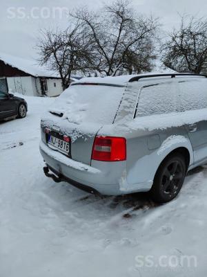 Grey Audi A6 2003 in Rezekne, with an engine capacity of 1.90 L and mileage of 366 thousand km for 800 €, photo 3 on AUTOMOTO.COM.LV