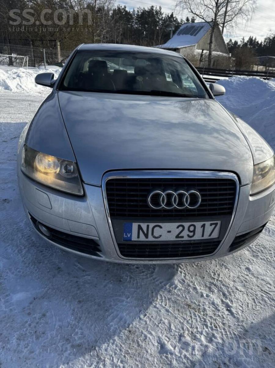 Grey Audi A6 2005 in Riga, with an engine capacity of 2.00 L and mileage of 262 thousand km for 2800 €, photo 1 on AUTOMOTO.COM.LV
