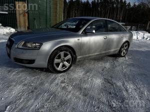 Grey Audi A6 2005 in Riga, with an engine capacity of 2.00 L and mileage of 262 thousand km for 2800 €, photo 4 on AUTOMOTO.COM.LV