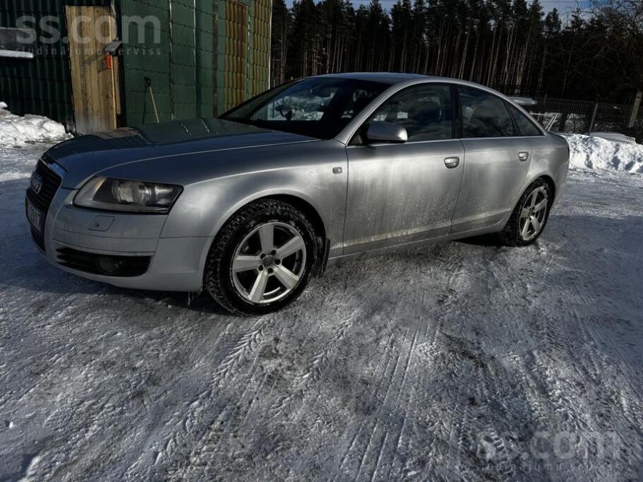 Grey Audi A6 2005 in Riga, with an engine capacity of 2.00 L and mileage of 262 thousand km for 2800 €, photo 4 on AUTOMOTO.COM.LV