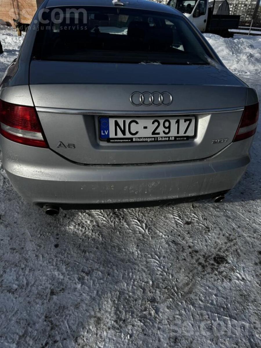 Grey Audi A6 2005 in Riga, with an engine capacity of 2.00 L and mileage of 262 thousand km for 2800 €, photo 5 on AUTOMOTO.COM.LV