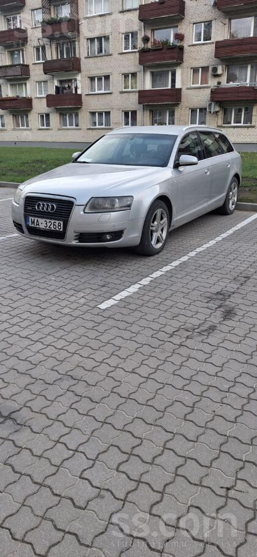 Grey Audi A6 2006 in Dobele, with an engine capacity of 2.70 L and mileage of 296 thousand km for 3450 €, photo 5 on AUTOMOTO.COM.LV