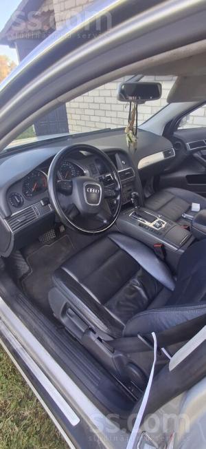 Grey Audi A6 2006 in Dobele, with an engine capacity of 2.70 L and mileage of 296 thousand km for 3450 €, photo 9 on AUTOMOTO.COM.LV
