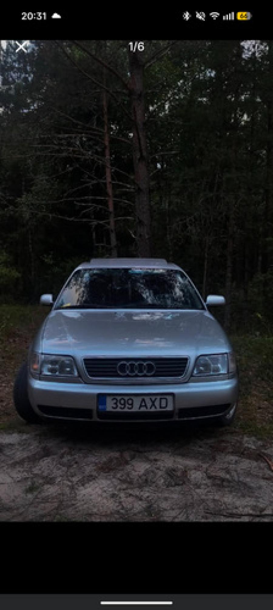Grey Audi A6 1994 in Tallinn, with an engine capacity of 2.50 L and mileage of 500 thousand km for 2250 €, photo 1 on AUTOMOTO.COM.LV