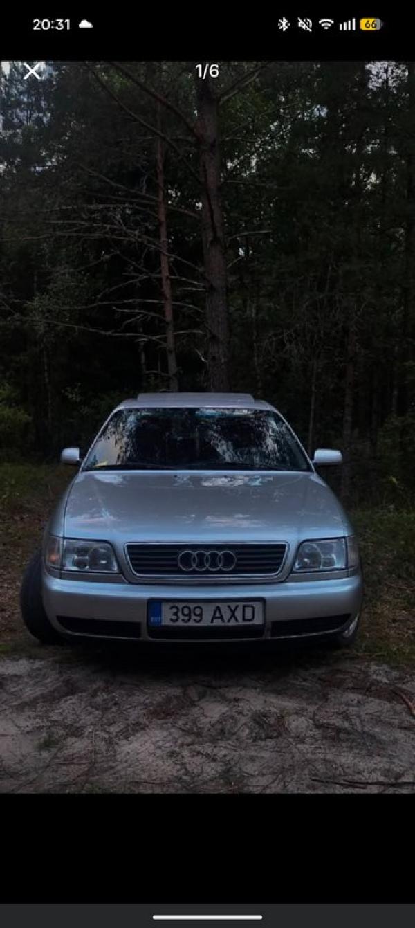 Grey Audi A6 1994 in Tallinn, with an engine capacity of 2.50 L and mileage of 500 thousand km for 2250 €, photo 7 on AUTOMOTO.COM.LV