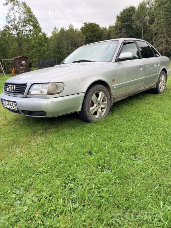 Grey Audi A6 1994 in Ventspils, with an engine capacity of 2.50 L and mileage of 500 thousand km for 500 €, photo 1 on AUTOMOTO.COM.LV