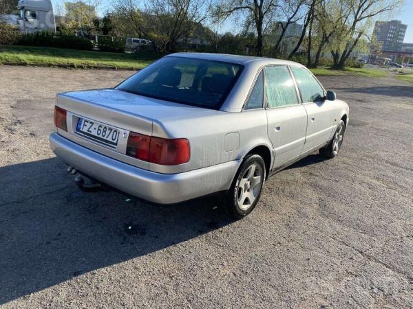Grey Audi A6 1995 in Liepaja, with an engine capacity of 2.50 L and mileage of 342 thousand km for 1700 €, photo 1 on AUTOMOTO.COM.LV