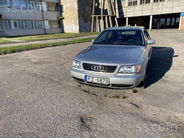 Grey Audi A6 1995 in Liepaja, with an engine capacity of 2.50 L and mileage of 342 thousand km for 1700 €, photo 8 on AUTOMOTO.COM.LV