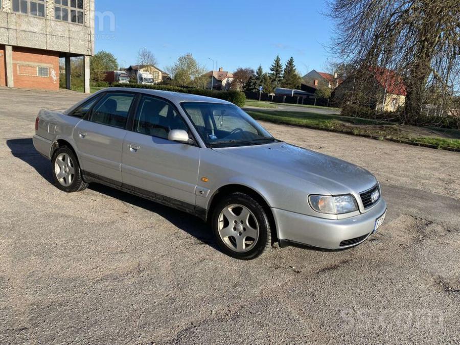 Grey Audi A6 1995 in Liepaja, with an engine capacity of 2.50 L and mileage of 342 thousand km for 1700 €, photo 15 on AUTOMOTO.COM.LV