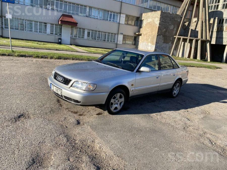 Grey Audi A6 1995 in Liepaja, with an engine capacity of 2.50 L and mileage of 342 thousand km for 1700 €, photo 19 on AUTOMOTO.COM.LV