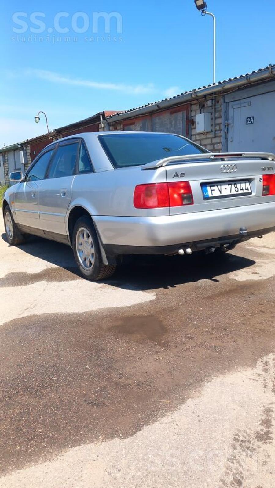 Pelēks Audi A6 1995 Liepāja, ar dzinēja tilpumu 1.90 L un nobraukumu 0 tūkst. km par 1800 €, foto 5 vietnē AUTOMOTO.COM.LV