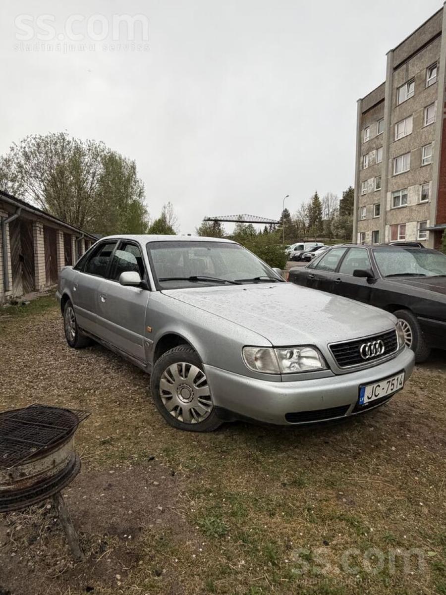 Grey Audi A6 1996 in Aluksne, with an engine capacity of 1.90 L and mileage of 517 thousand km for 700 €, photo 1 on AUTOMOTO.COM.LV