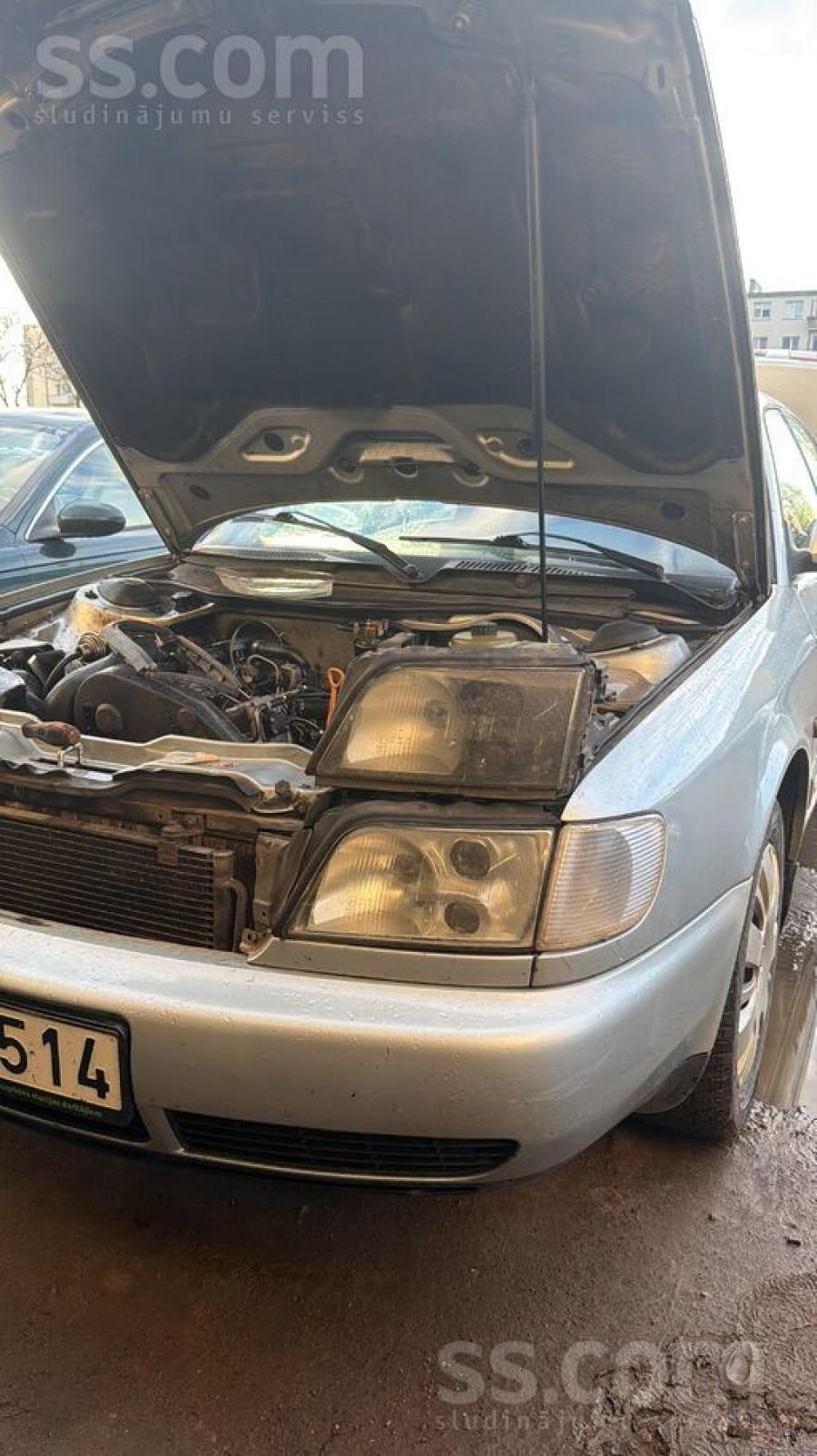 Grey Audi A6 1996 in Aluksne, with an engine capacity of 1.90 L and mileage of 517 thousand km for 700 €, photo 8 on AUTOMOTO.COM.LV