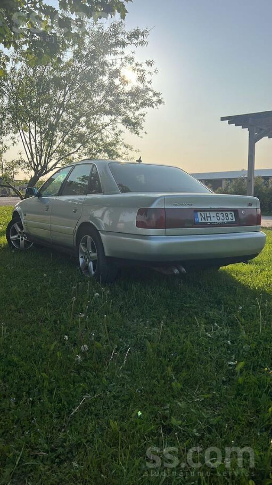 Grey Audi A6 1996 in Liepaja, with an engine capacity of 2.50 L and mileage of 0 thousand km for 3500 €, photo 10 on AUTOMOTO.COM.LV