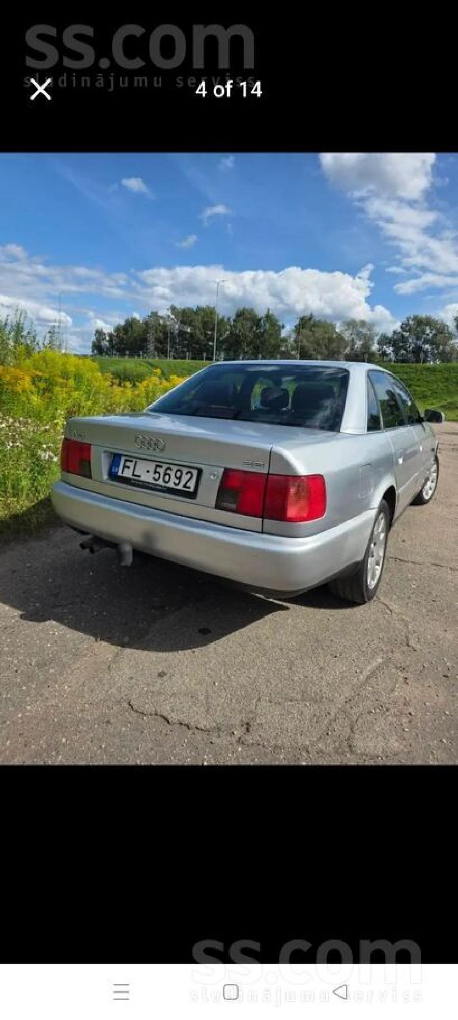 Pelēks Audi A6 1996 Rīga, ar dzinēja tilpumu 2.60 L un nobraukumu 306 tūkst. km par 1600 €, foto 5 vietnē AUTOMOTO.COM.LV